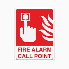 MANUAL CALL POINT FOR FIRE ALARM ACTIVATION INSIDE SIGN – Get signs