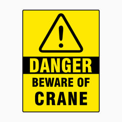 KEEP OUT FROM UNDER CRANE LOADS SIGN - Shop now at Get Signs – Get signs