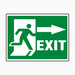 Explore Reliable EXIT Signs with Right Arrow | Enhance Safety and ...